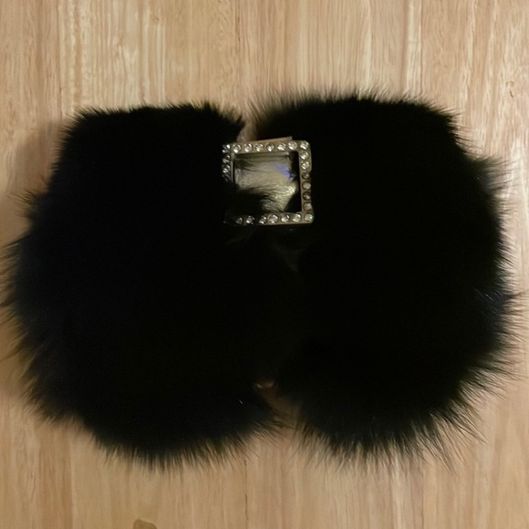 Deux Lux | Bags | Black Rabbit Fur Clutch Deux Lux | Poshmark